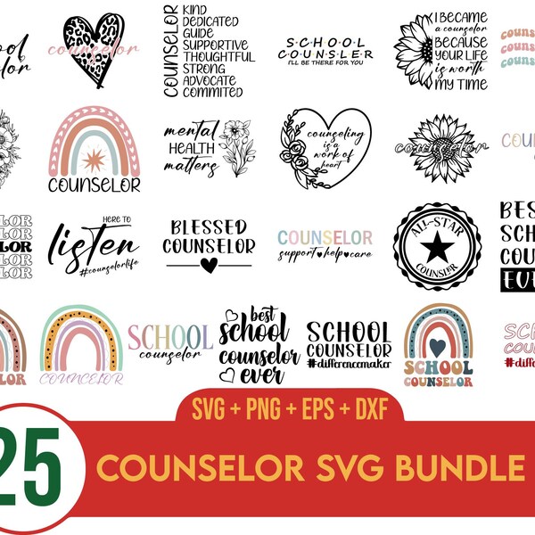 Counselor Svg - Etsy