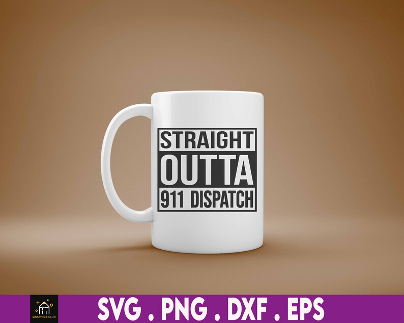 Straight Outta 911 Dispatch Svg Dispatcher Svg 911 - Etsy