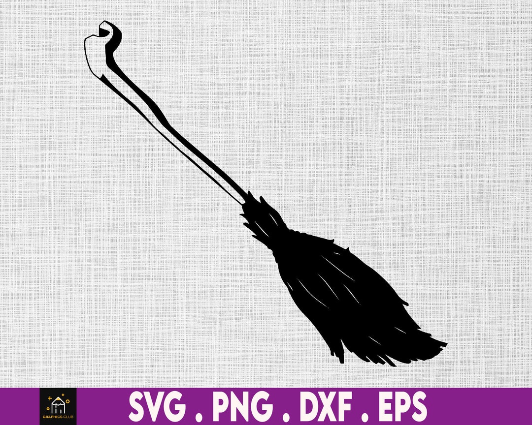 Broom Halloween Svg, Witch's Broom Svg Instant Digital Download Files ...