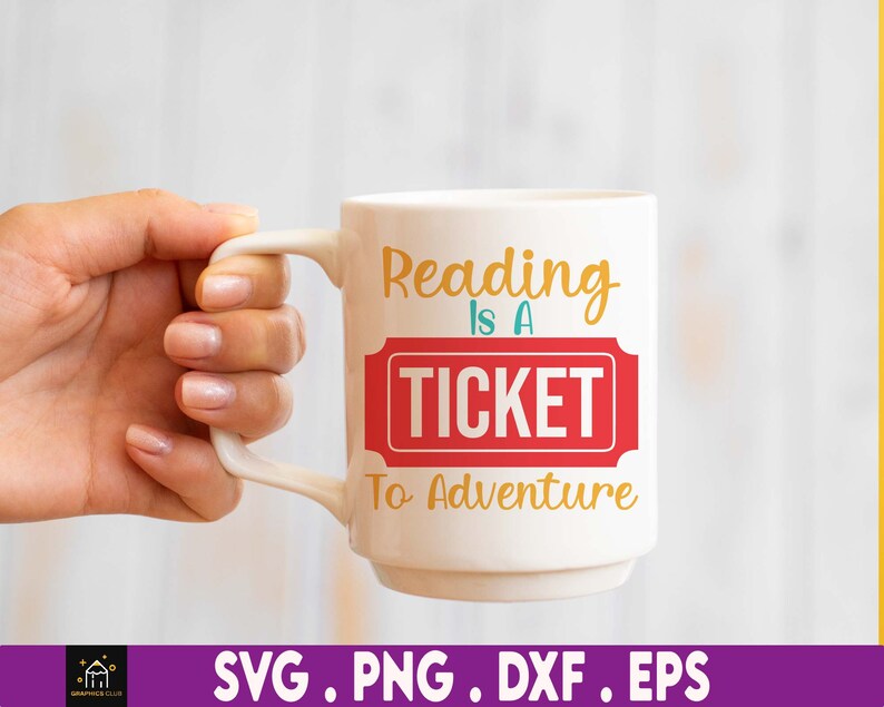 Reading is A Ticket to Adventure Svg Read Across America - Etsy