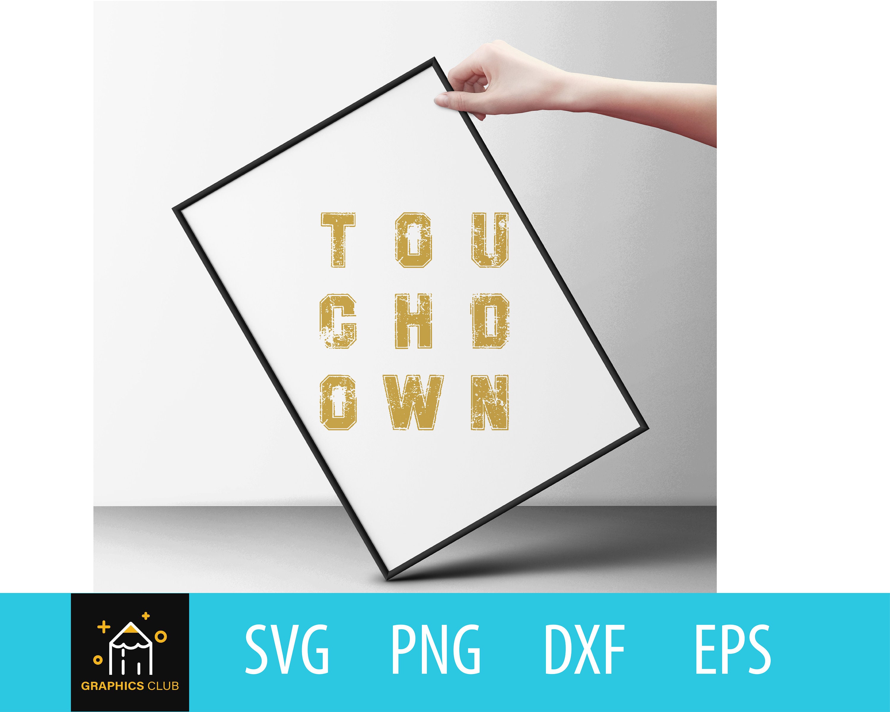 Touchdown Svg Football Svg Football Shirt Svg Football - Etsy