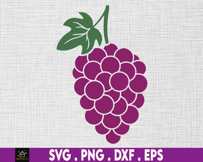 Grapes Grapes Svg Grape Svg Fruit Summer Svg Purple Grape - Etsy