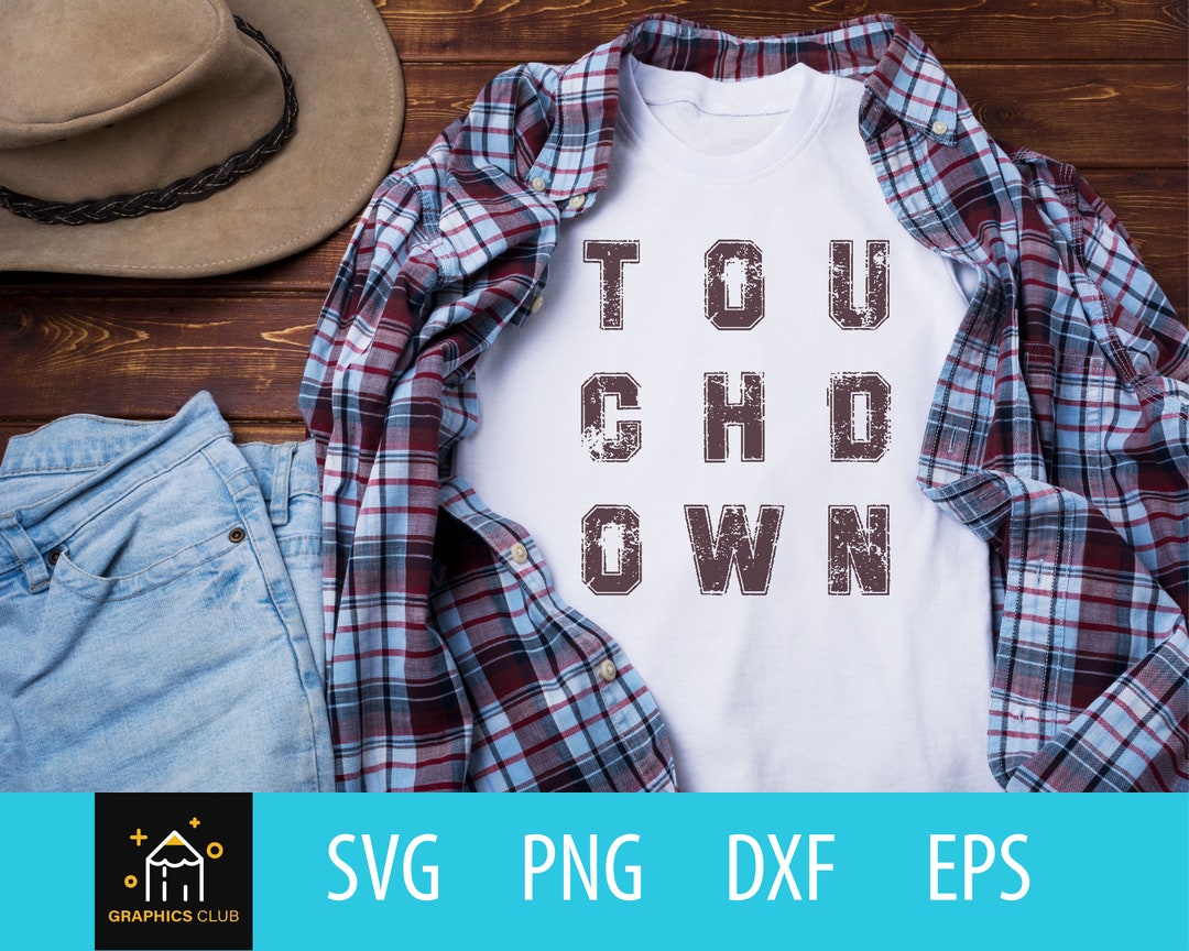Touchdown Svg Football Svg Football Shirt Svg Football - Etsy