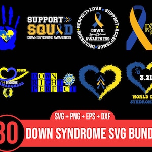 Down Syndrome SVG Bundle, Down Syndrome Awareness Svg, Boy Down ...