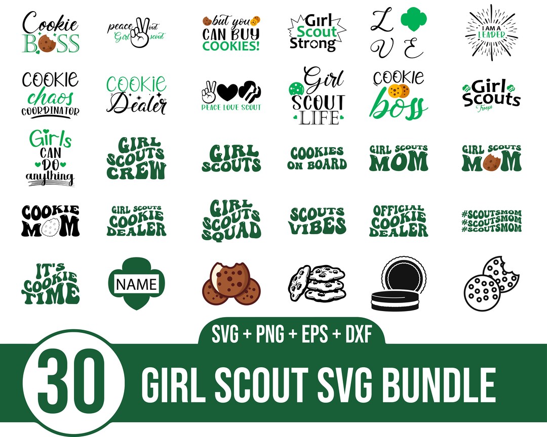 Girl Scout SVG Bundle, Girl Scout Sayings Logo, Girl Scout PNG SVG ...