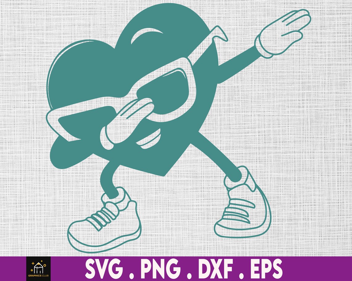 Cool Dabbing Heart Svg Dabbing Lover Svg Heart Svg Couple - Etsy