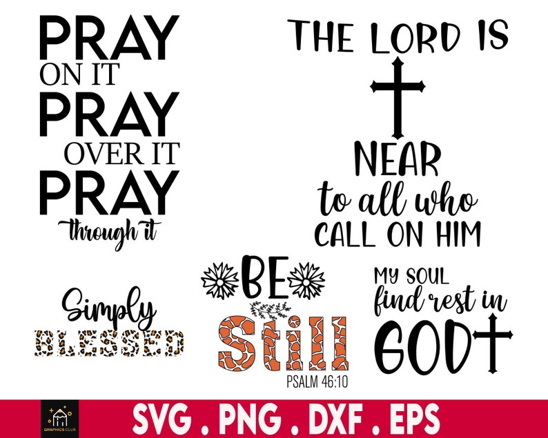 Christian Svg Bundle Bible Verse Svg Religious Svg Bundle - Etsy