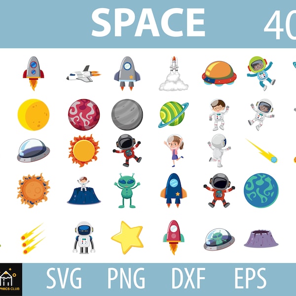 Solar System Svg - Etsy