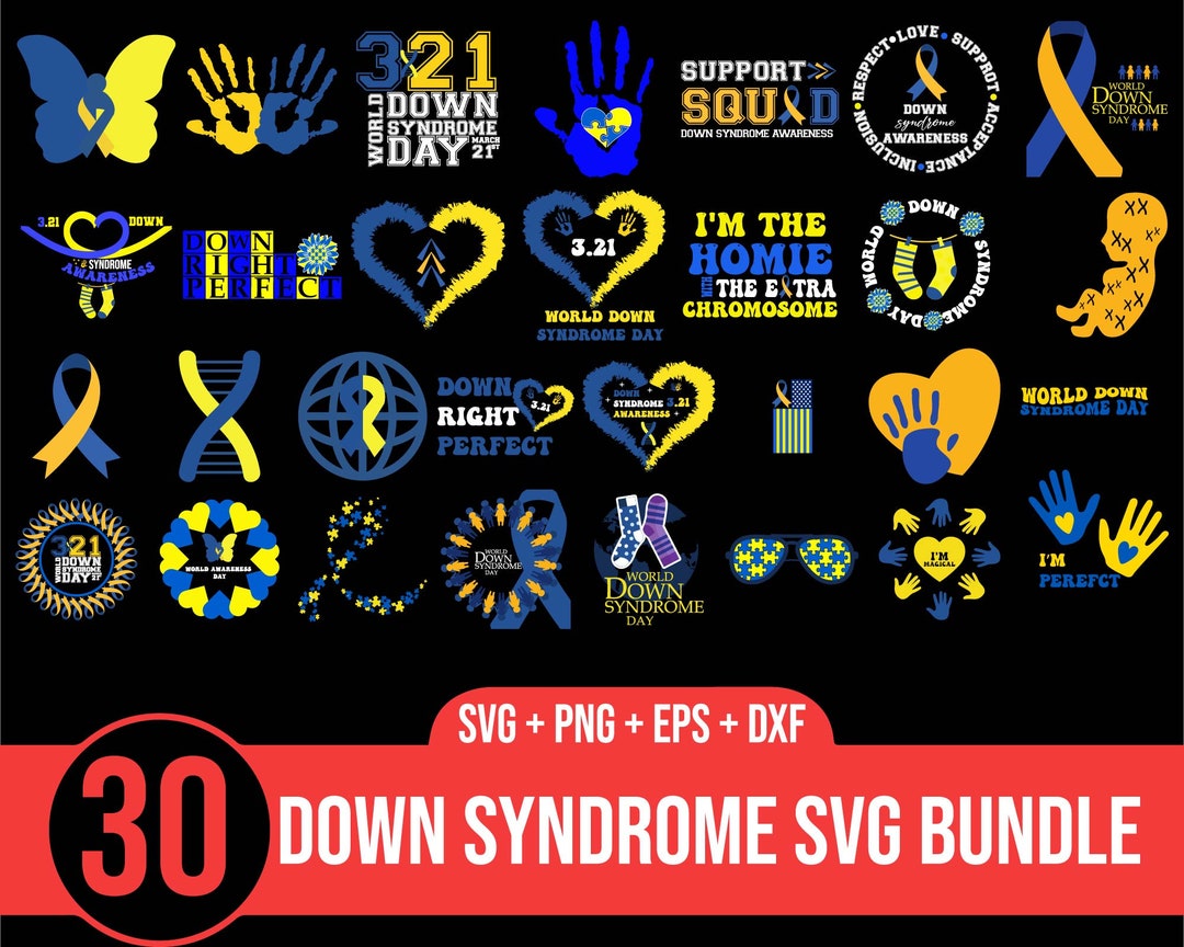 Down Syndrome SVG Bundle, Down Syndrome Awareness Svg, Boy Down ...