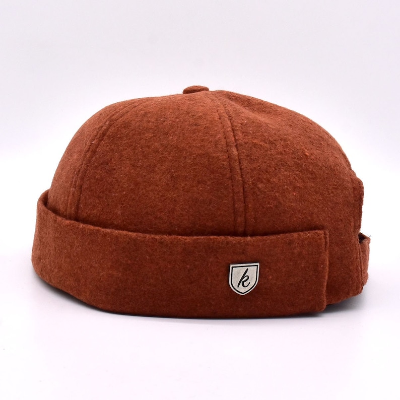 Wool Docker Cap: Brimless Sailor Fisherman Hat - Etsy