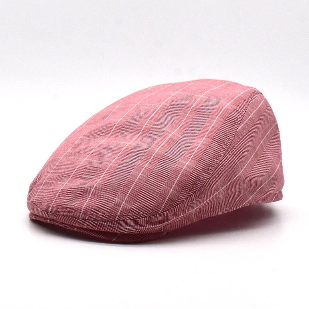 Cotton Striped Flat Cap, Peaky Blinders Hat, Irish Flat Cap, Gatsby Hat ...