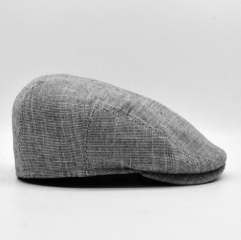 Irish Linen Flat Cap: Summer Newsboy Hat, Peaky Blinders Style - Etsy