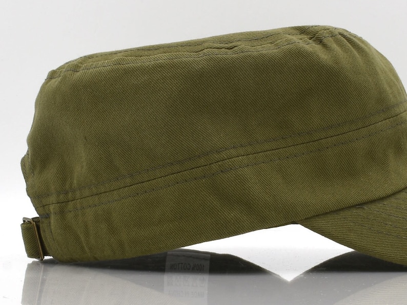 Military Cap Army Style Hat Castro Cap Men Summer | Etsy