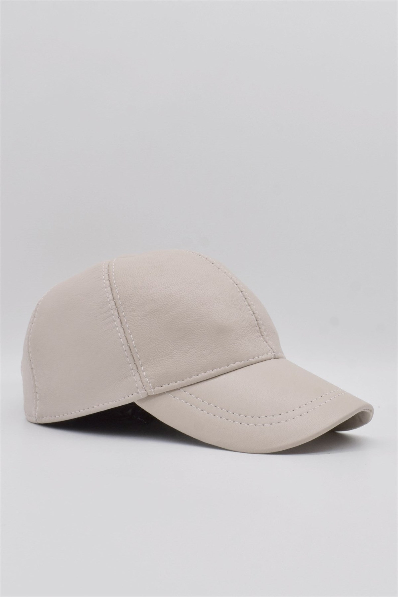 Handmade Sheepskin Leather Baseball Cap: Adjustable Unisex Hat - Etsy