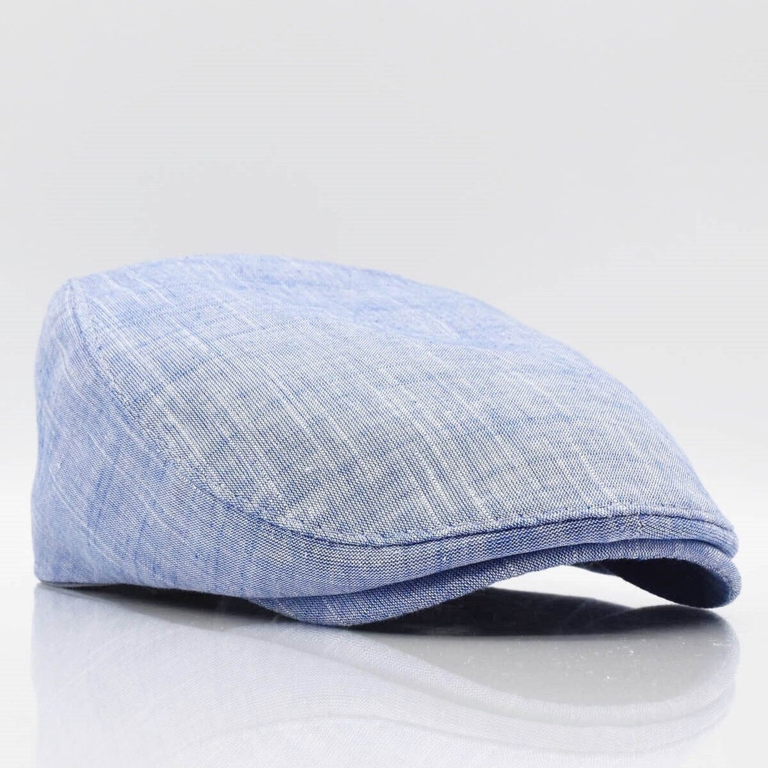 Cotton Blend Flat Cap: Summer Baker Boy Hat - Etsy