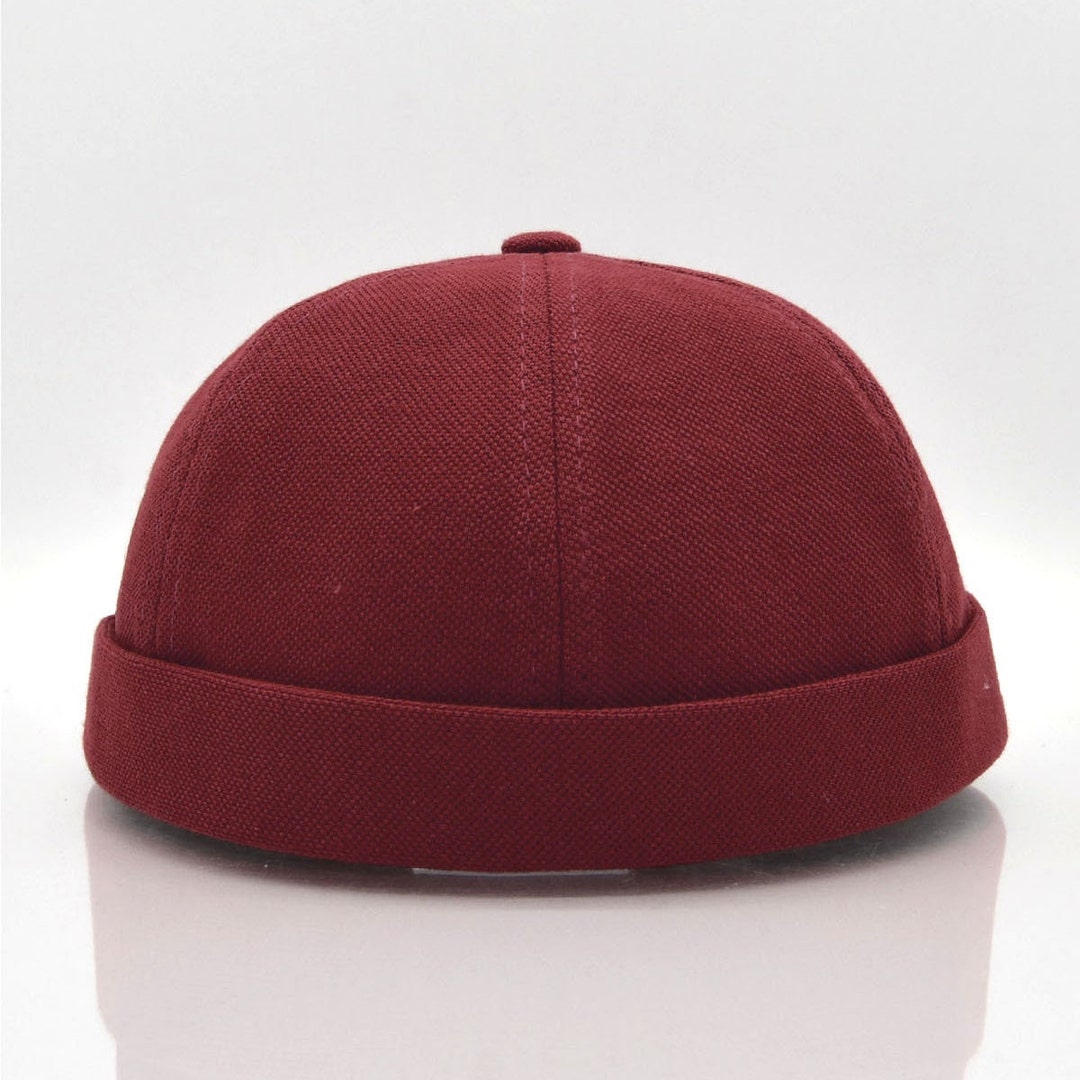 Men & Womens Cotton Docker Cap, Linen Brimless Cap, Modern Cap Beanie ...