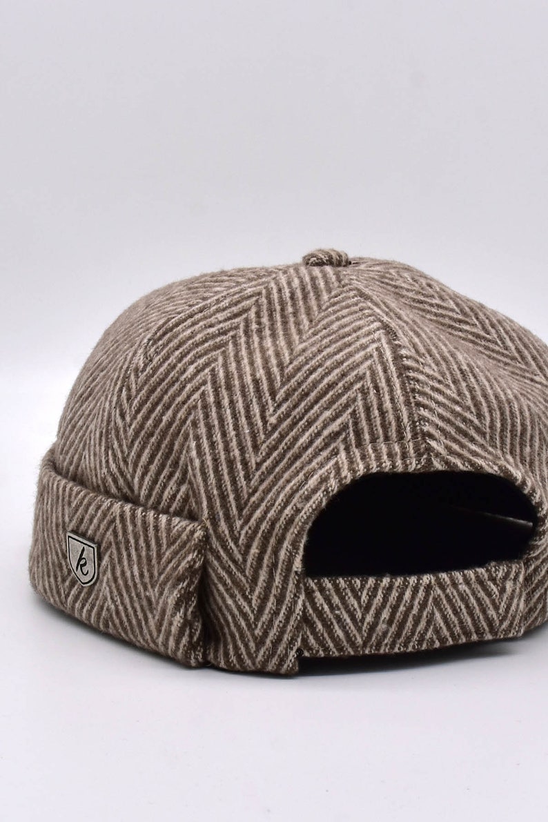 Women Winter Docker Hat Brown | Minimal Beanie Cap | European Style ...