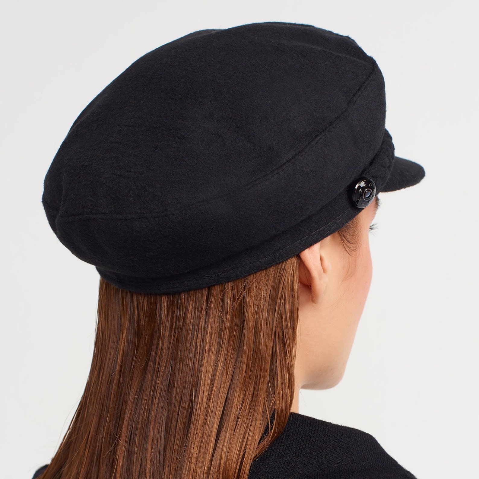 Mens & Womens Fiddler Cap Black Baker Boy Hat Fisherman - Etsy