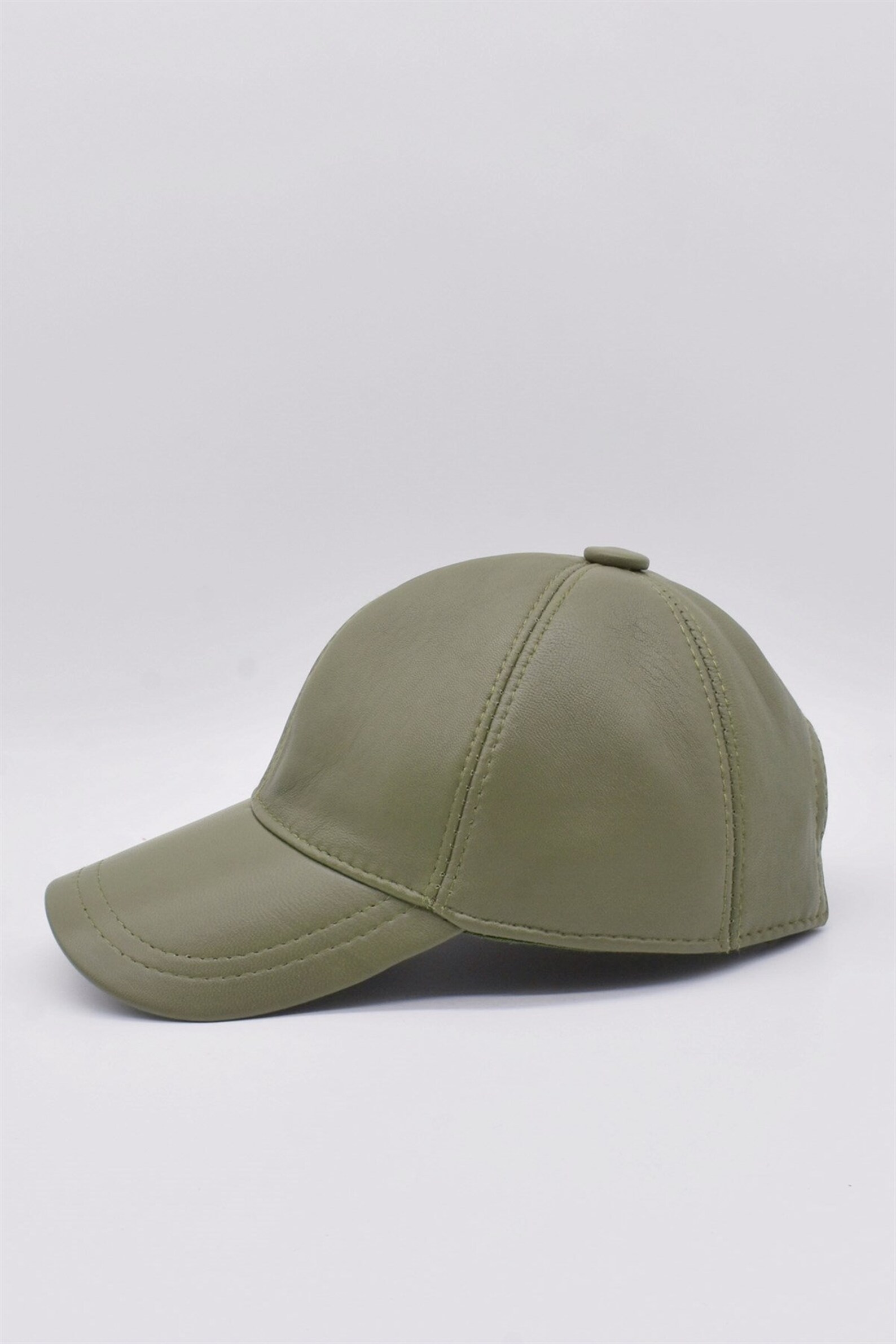 Handmade Sheepskin Leather Baseball Cap: Adjustable Unisex Hat - Etsy