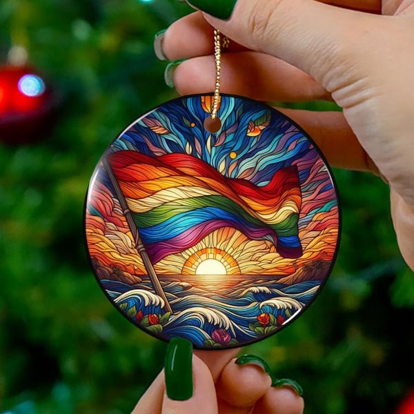 Gay Pride Ornament - Etsy