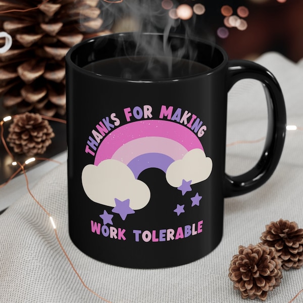 Emotional Support Coworker Mug - Etsy