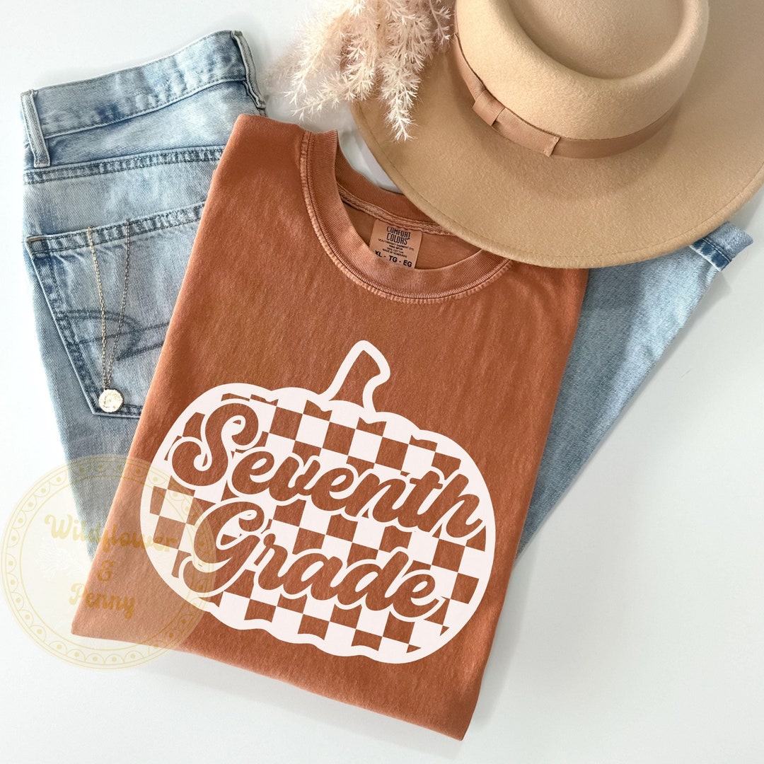 Retro Seventh Grade Teacher Shirt,7th Grade Teacher Halloween,school ...