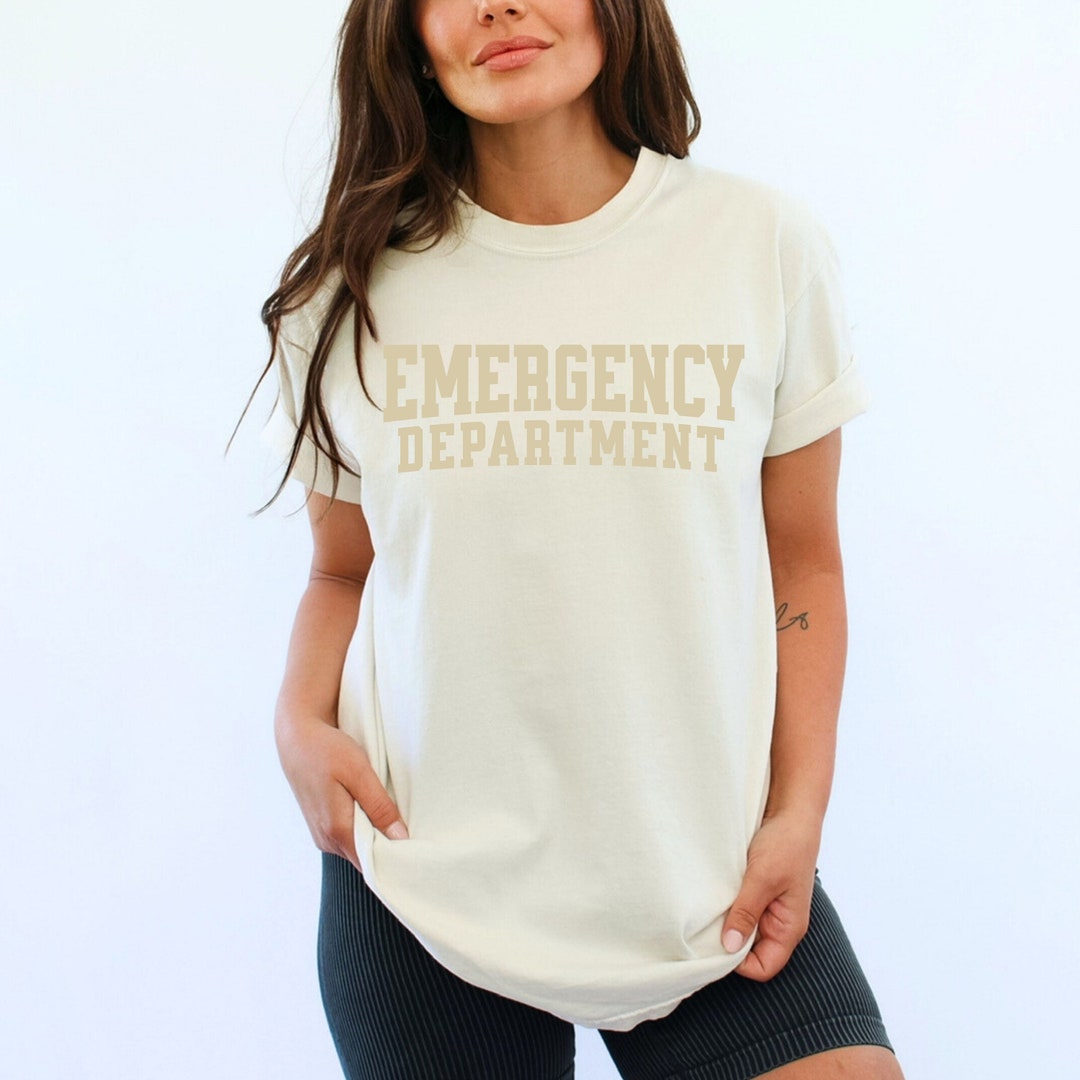 Emergency Department Shirt ER T Shirt ED Nurse Emergency Medicine ED Rn ...