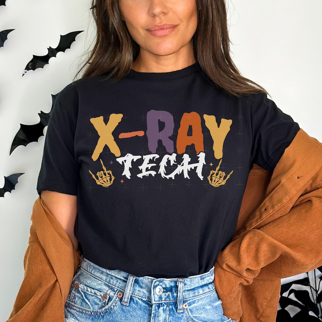 X-ray Tech Halloween Shirt,xray Technologist T Shirt,x-ray Tech Gift ...