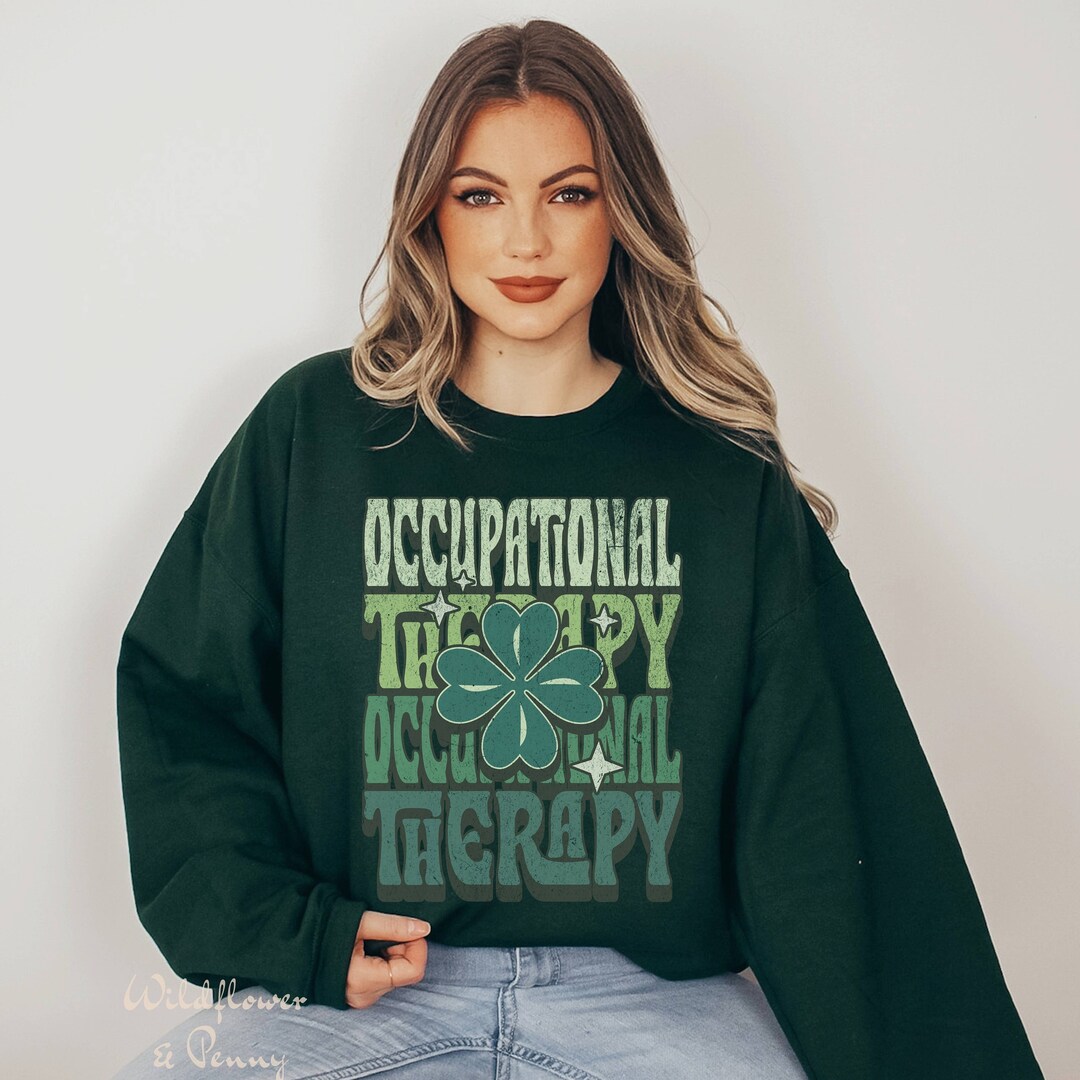 St Patricks Day Occupational Therapy Shirt,st Patricks Ot Shirt,therapy ...