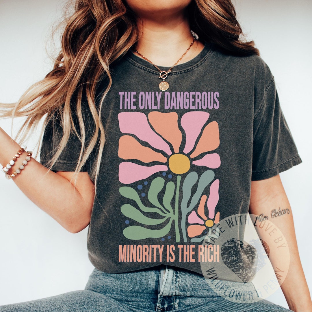 Leftist Shirt,suble Anti Trump Shirt,floral Feminist Comfort Colors ...
