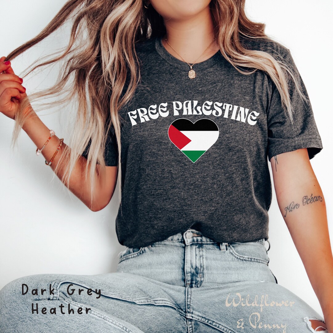 Free Palestine Shirt Palestine Flag T-shirt Free Gaza Tee Comfort ...