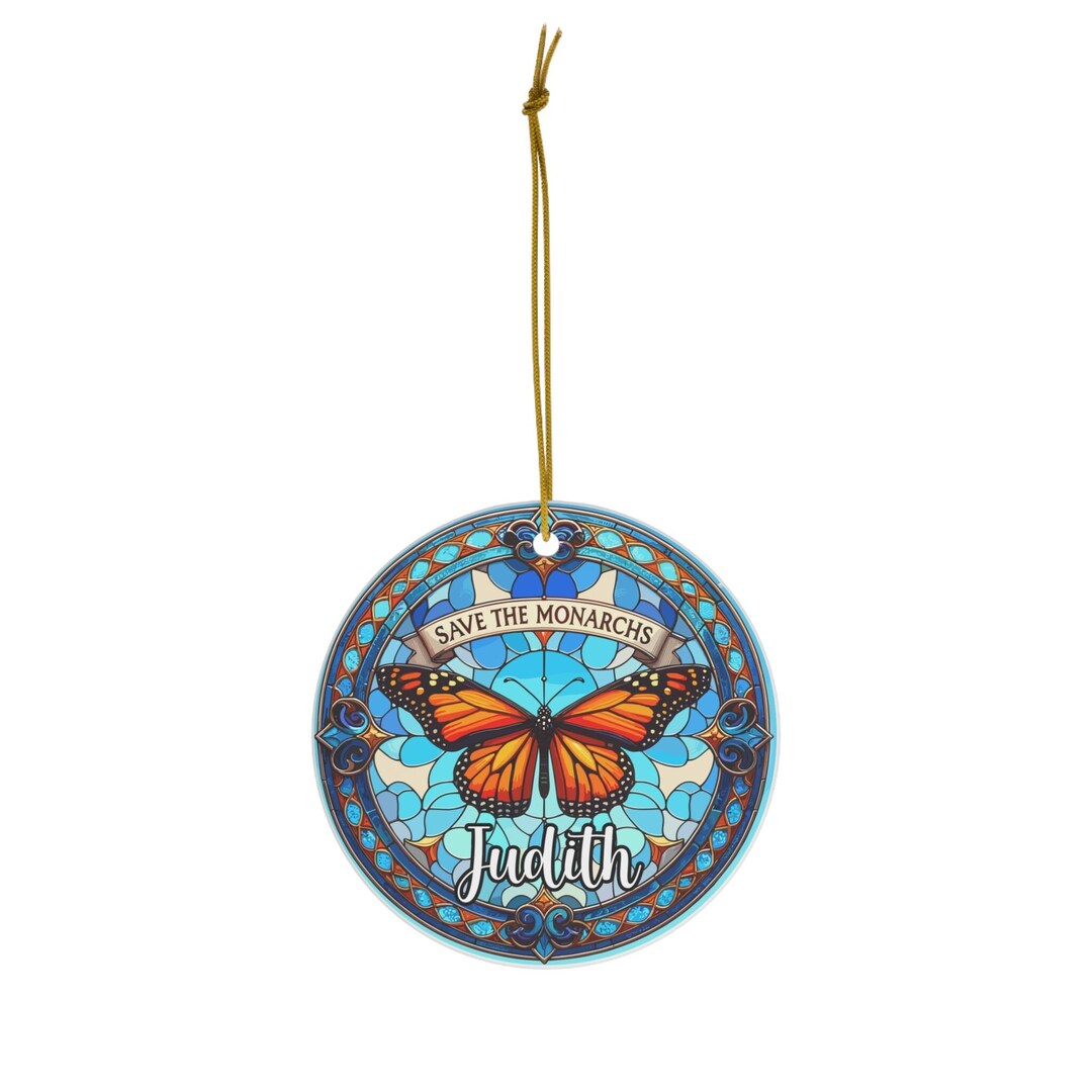 Monarch Butterfly Christmas Ornament, Personalized Butterfly Monarch ...