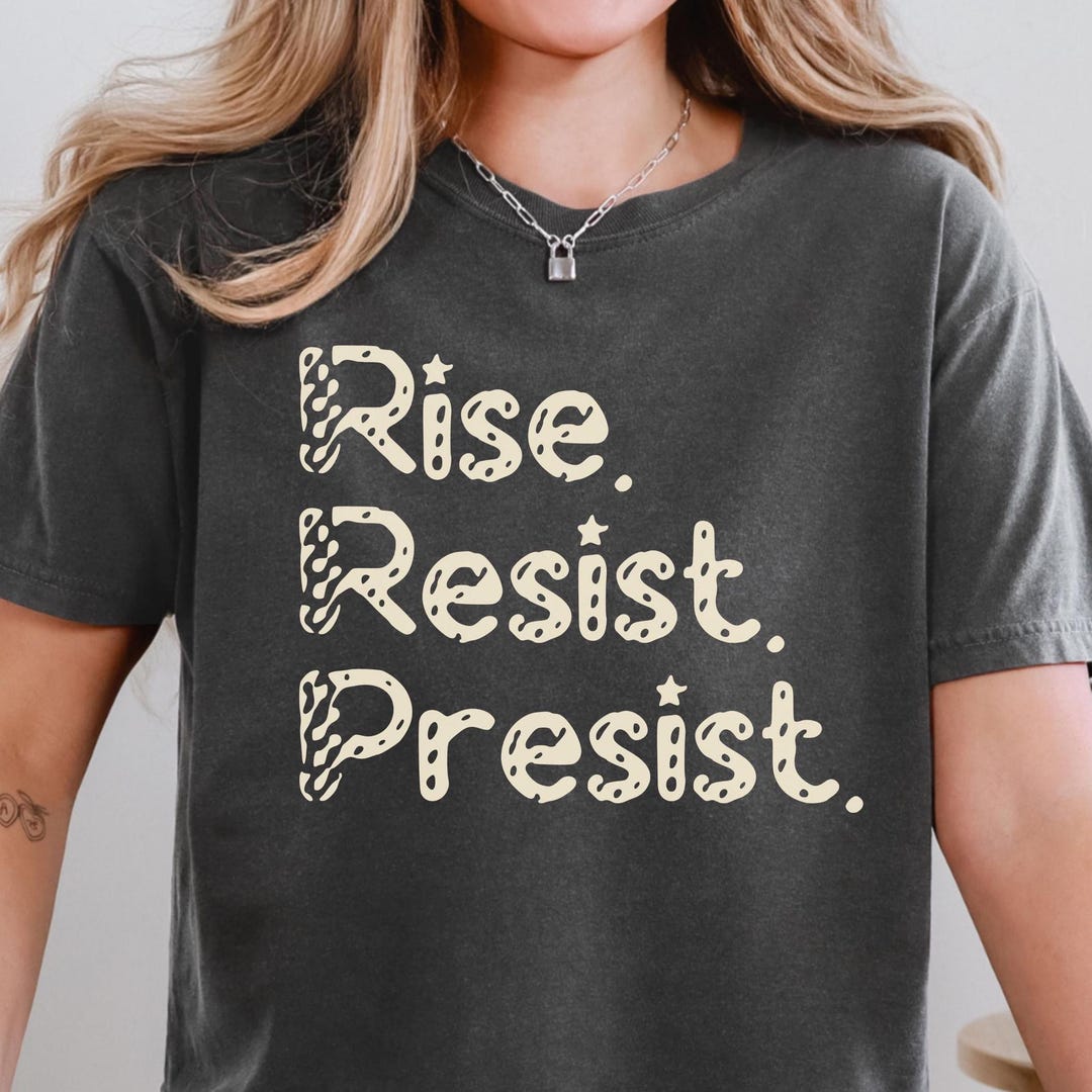 Resistance Graphic Tee,subtle Feminist,subtle Protest,democrat Tee ...