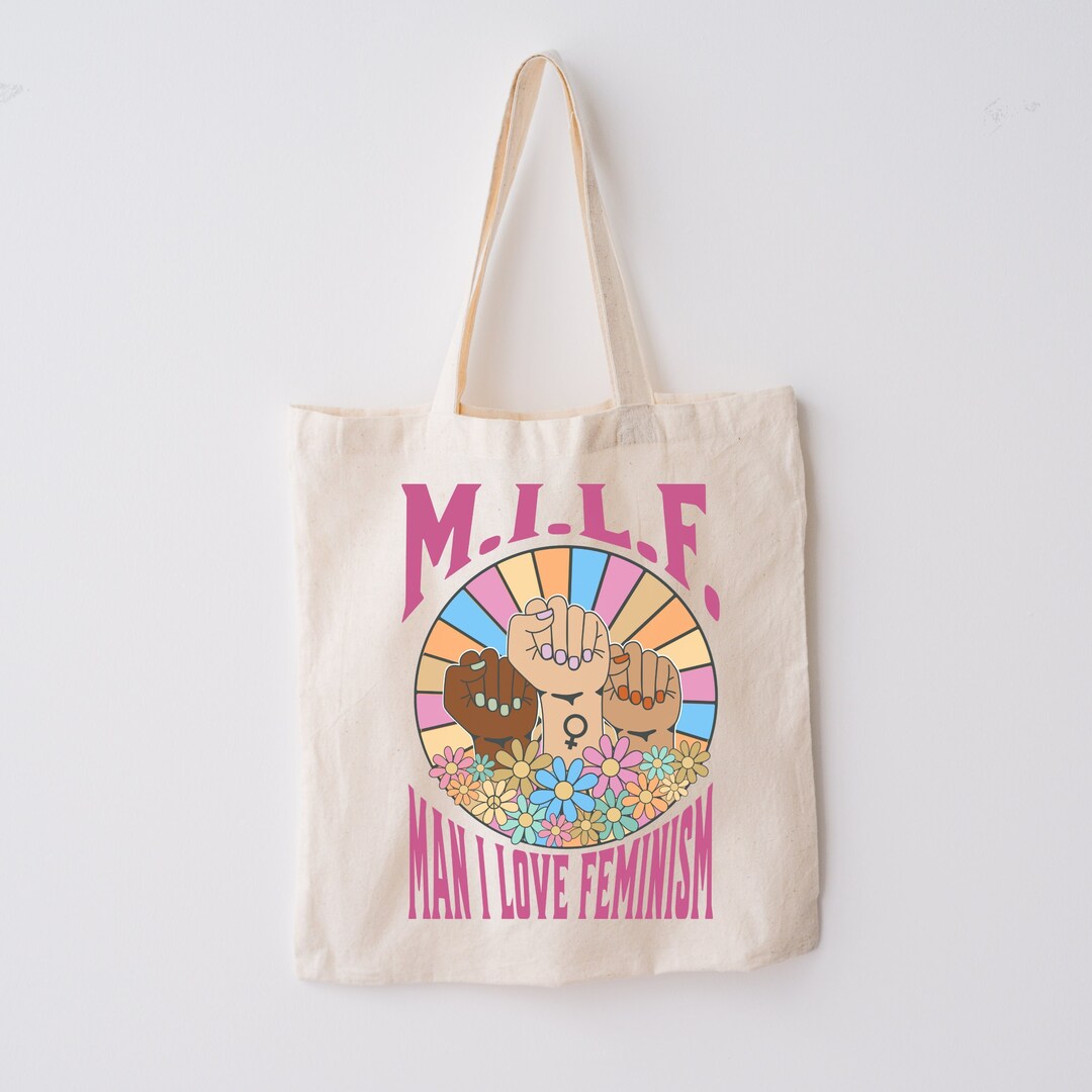 Feminist Cotton Tote Bag, Women's Rights Graphic - Etsy