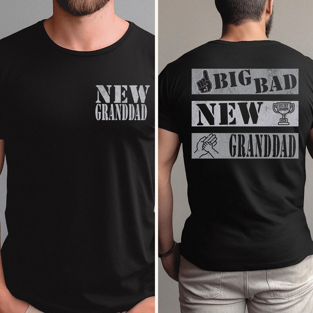 1st Time Grandpa,new Grandpa Gift, Granddad Shirt,funny Grandpa Shirt ...