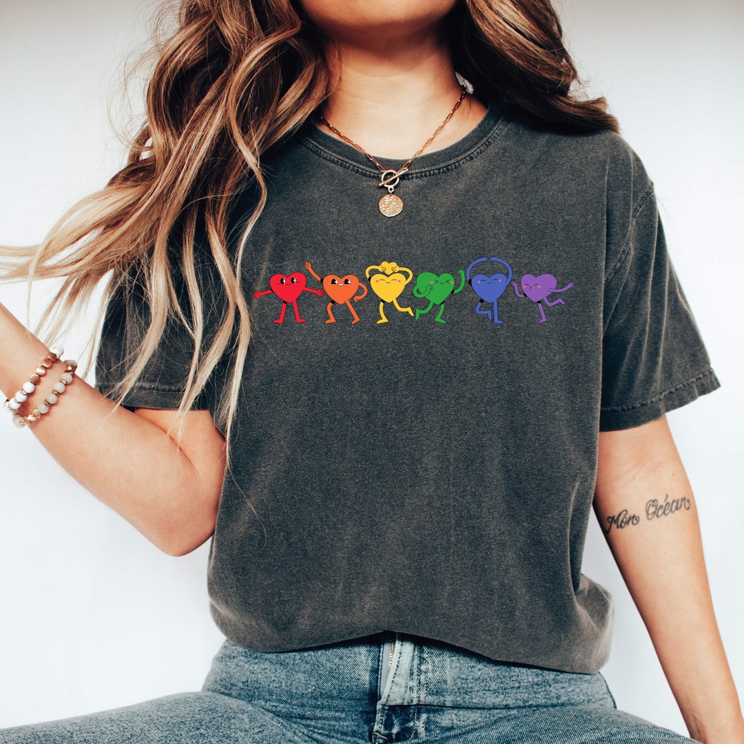 Gay Pride Comfort Colors,lgbtqia Pride Shirt,subtle Lesbian Pride Shirt ...