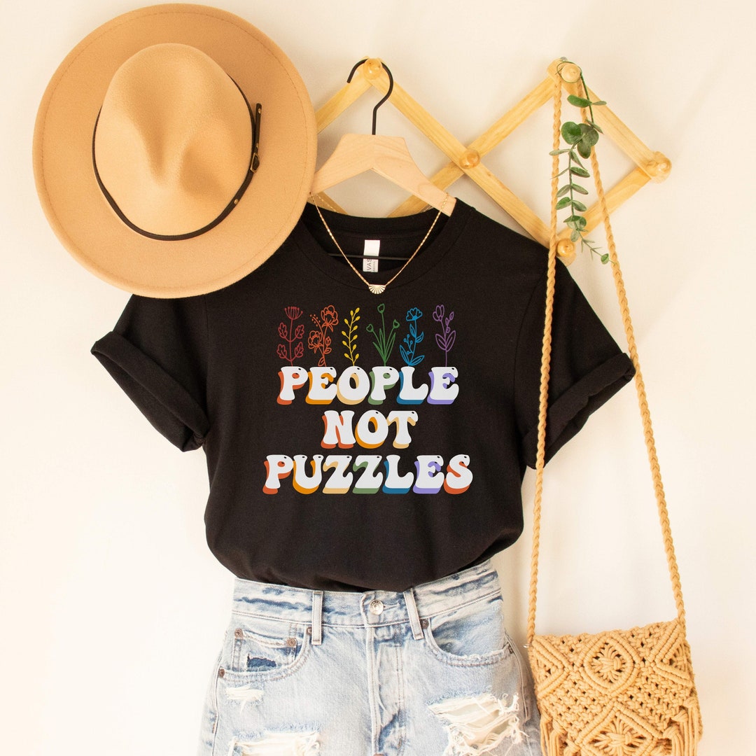 People Not Puzzles Inclusion Shirt Neurodiversity Shirt Autism Mom ...