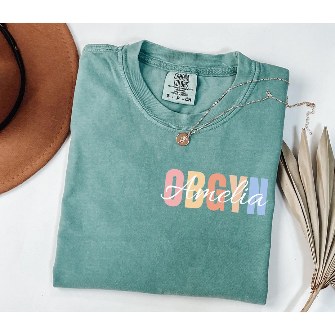Custom OBGYN Nurse T-shirt, Personalized OB Tee - Etsy