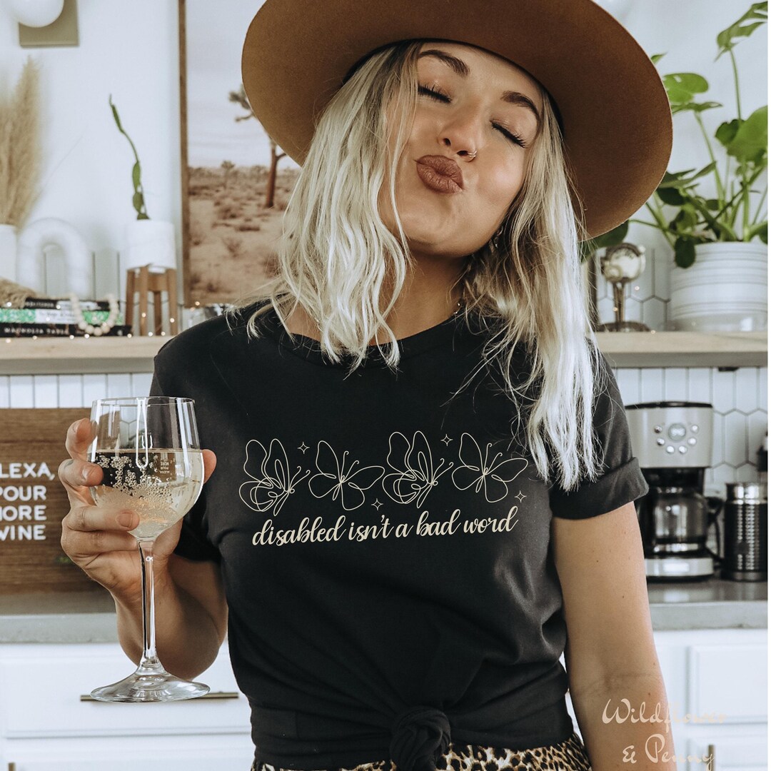 Disabled Pride Tee,disability Pride Shirt,chronic Illness Shirt ...