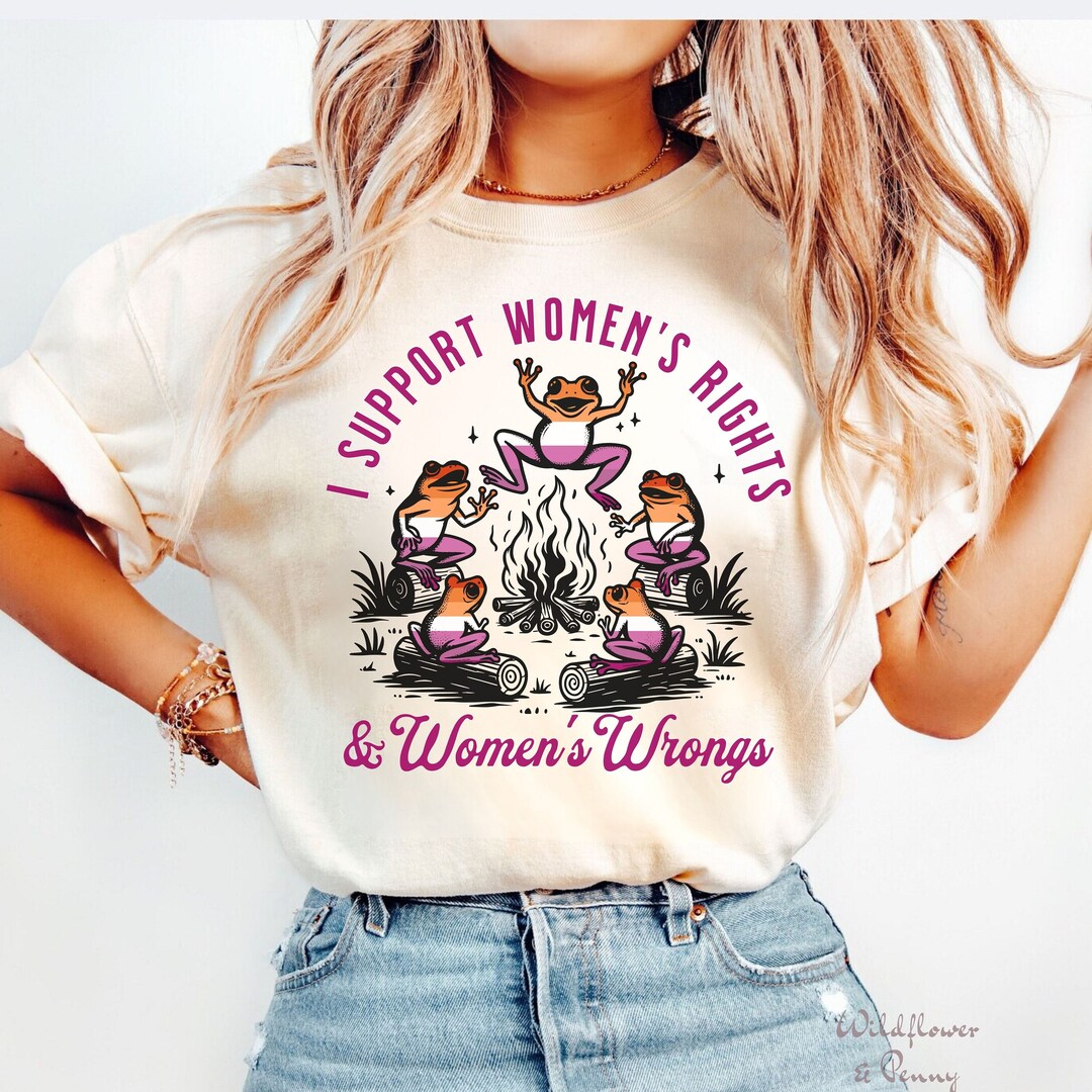 I Support Women's Rights and Wrongs,lesbian Gifts,lesbian Pride T ...