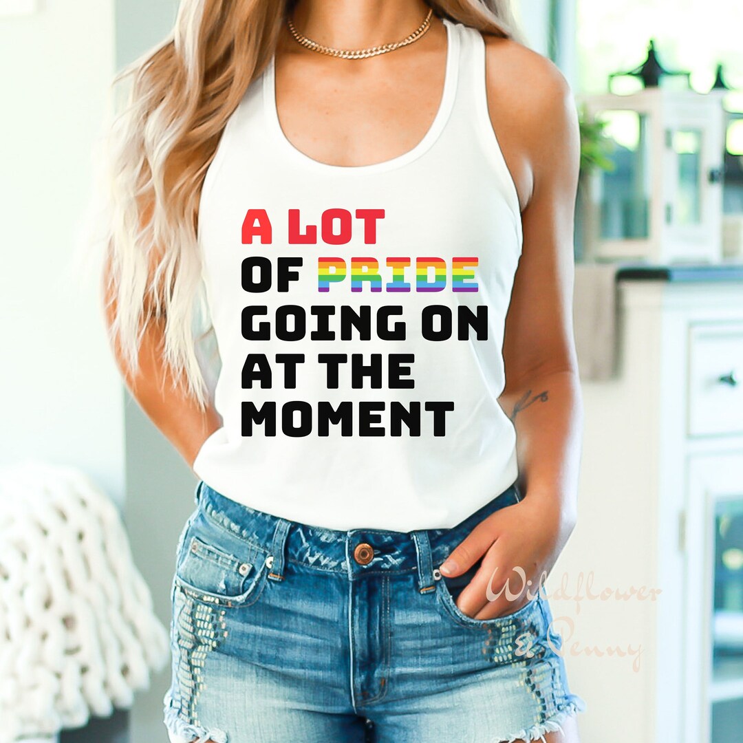 Retro Gay Pride Tank,rainbow Tank Top, LGBTQ Pride Tank for Women ...