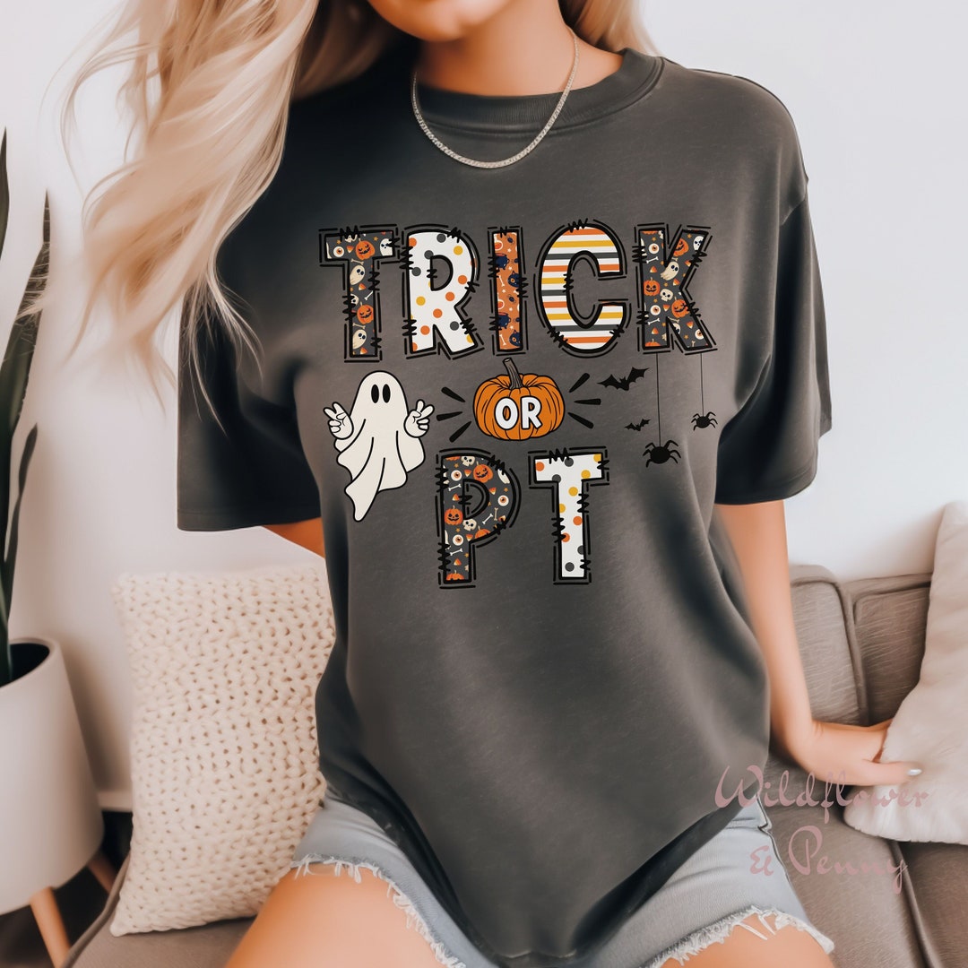 Cute Physical Therapy Shirt, Physical Therapy Halloween Tshirt ...
