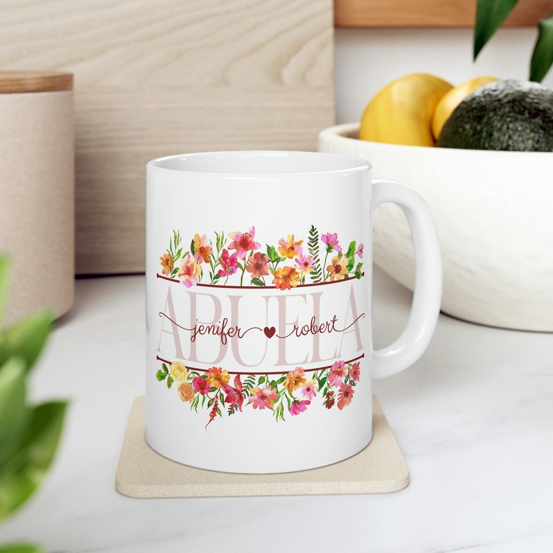 Abuela T Abuela Mug Personalized Abuela Mug Custom Granda Mug