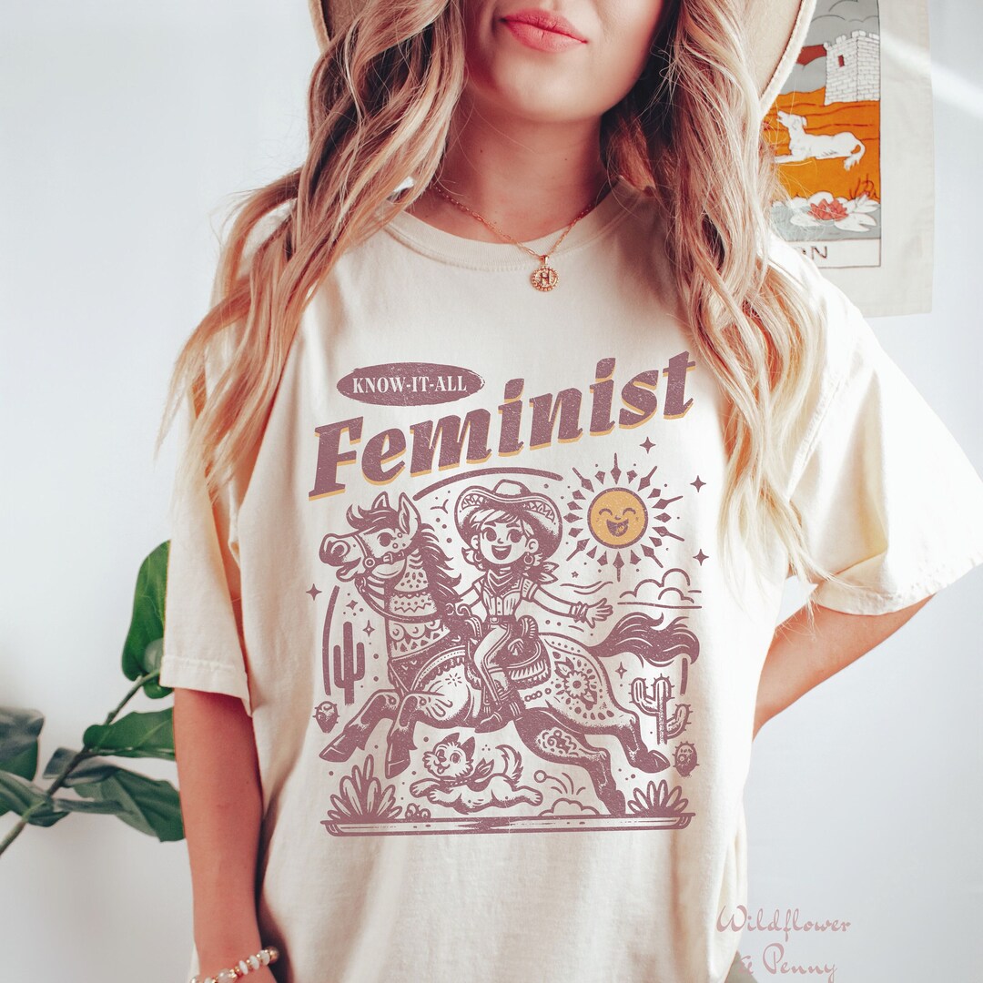 Funny Feminist Shirt,aesthetic Feminist Tee,feminist Gift,boho Retro ...
