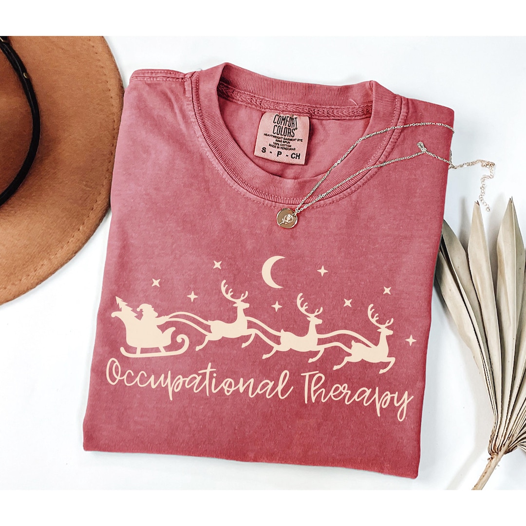 Occupational Therapy Christmas T-shirt, OT Holiday Tee, Occupational ...