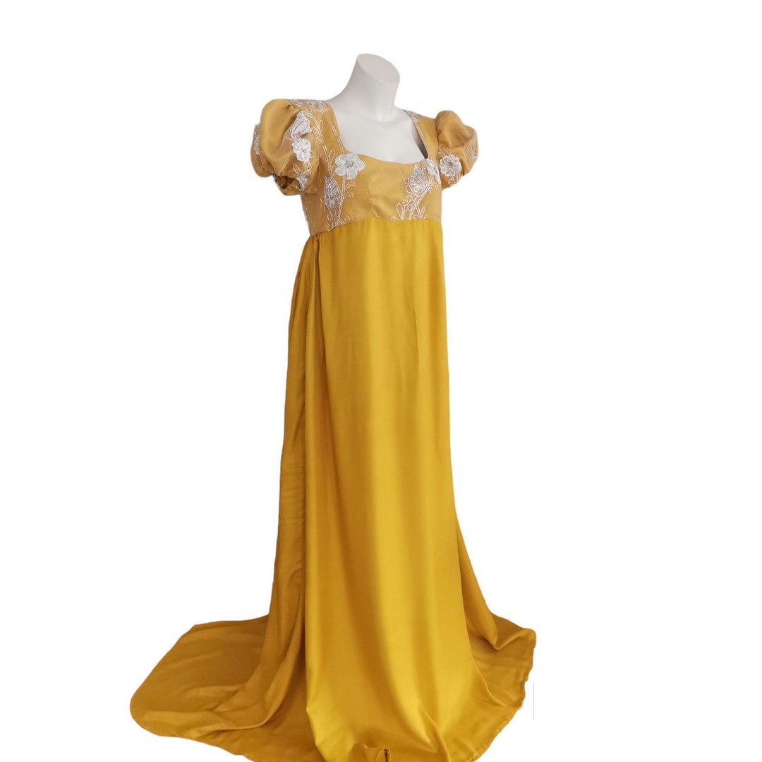 Empire Dress Regency Dress Imperial Waist Regency Era Dress Gown - Etsy