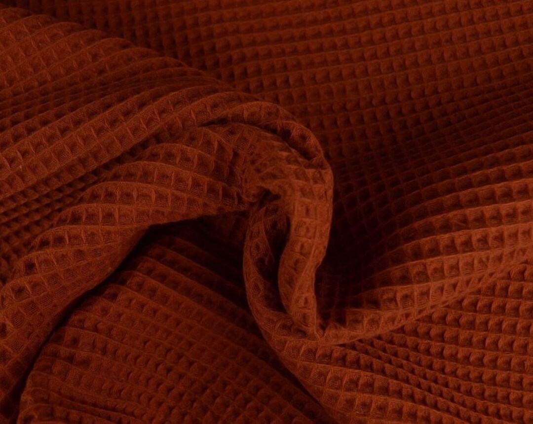 Waffle Pique Fabric Pique Terra Sold by the Meter From 50 Cm Oeko-tex ...