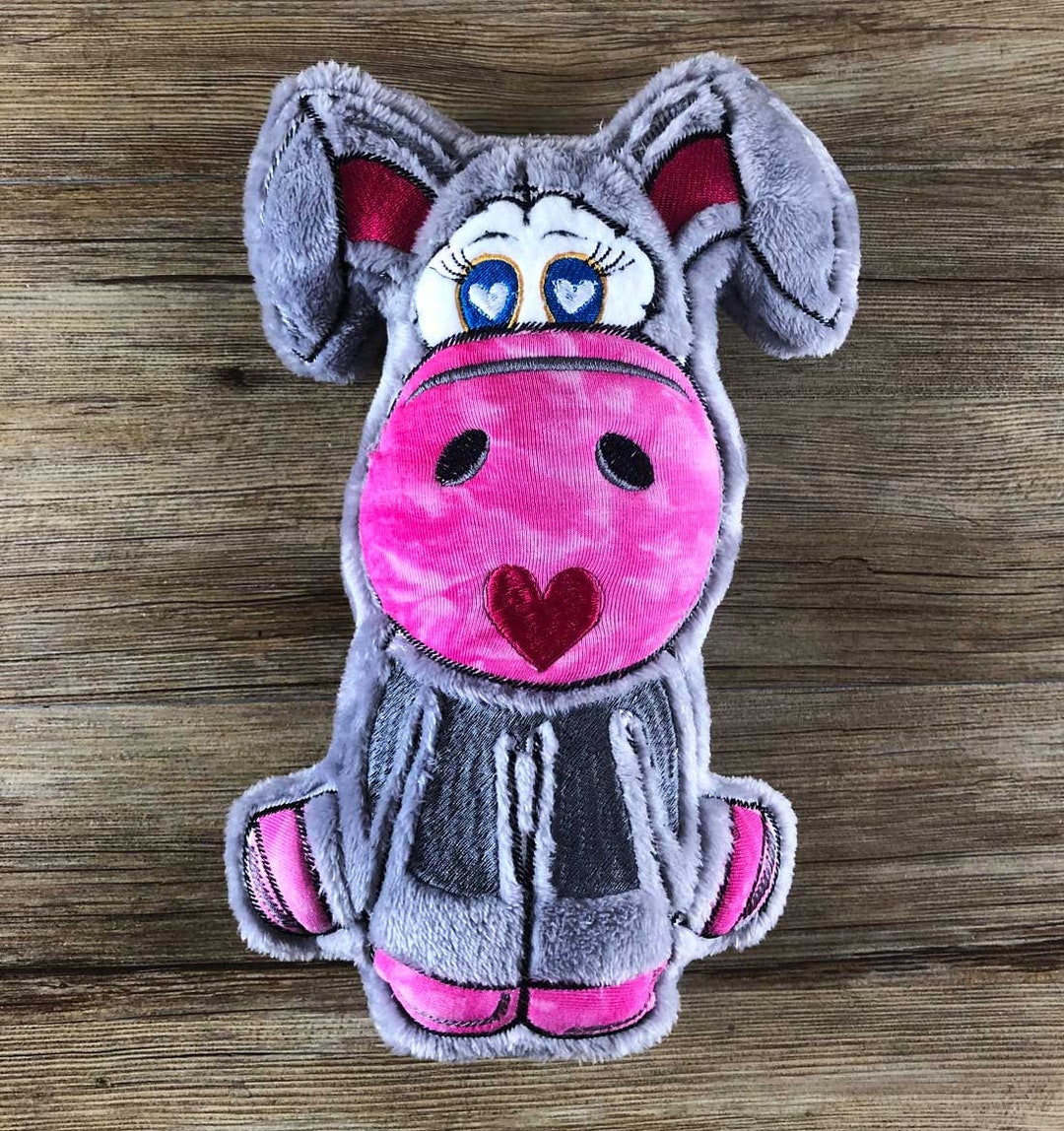 ITH Plush Toy "sam the Donkey" | for 16x26 Hoops | In-the-hoop Plushie ...