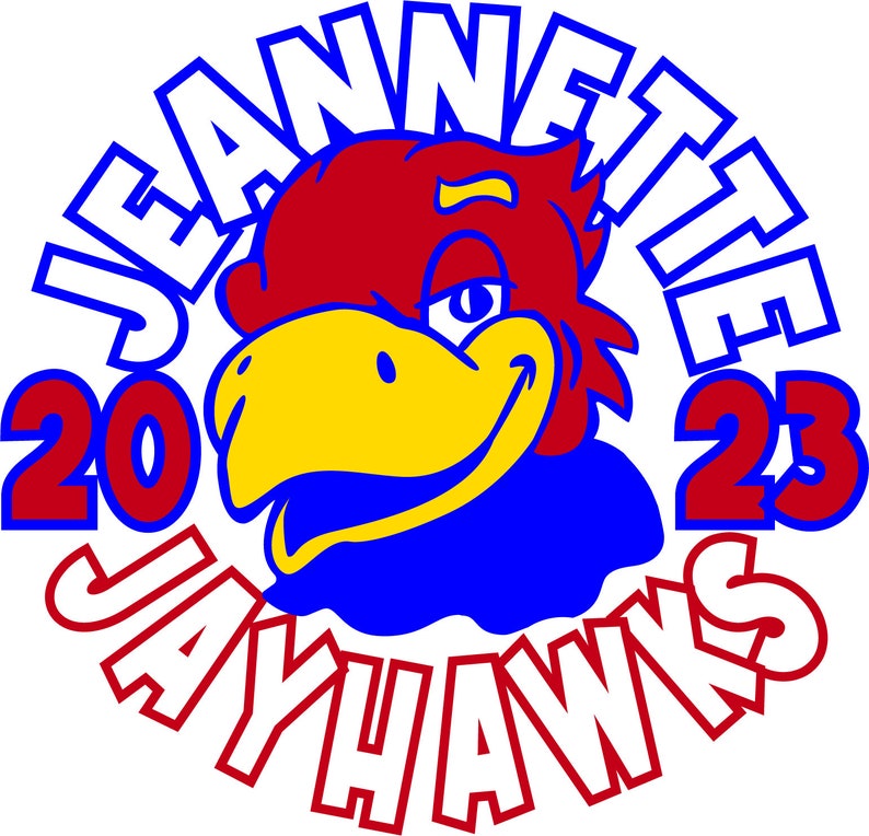JEANNETTE JAYHAWKS BUNDLE Vector Png Pdf Eps Svg - Etsy