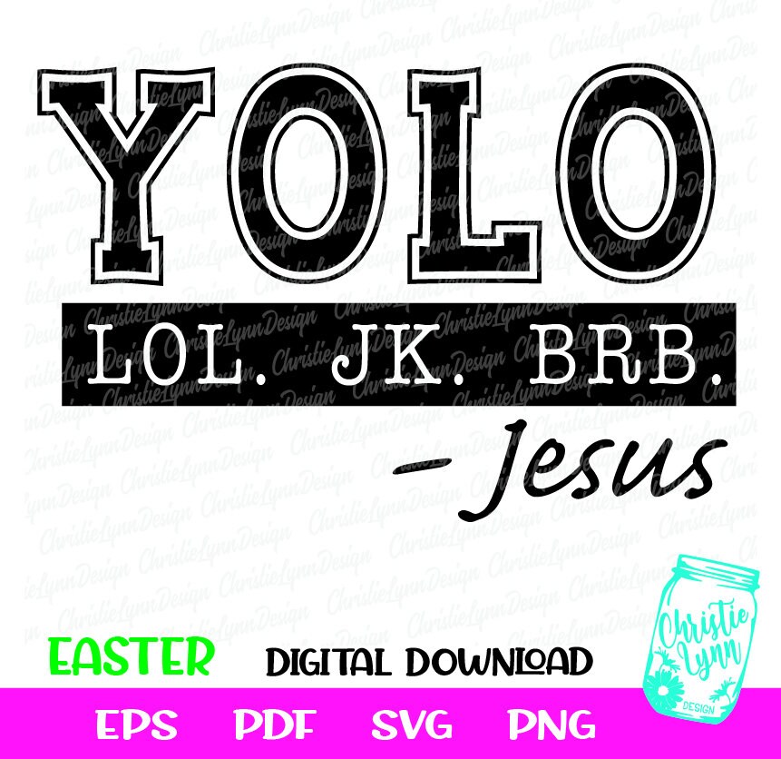 Easter Shirts YOLO Clipart Eps Pdf Svg Png Vector Art - Etsy